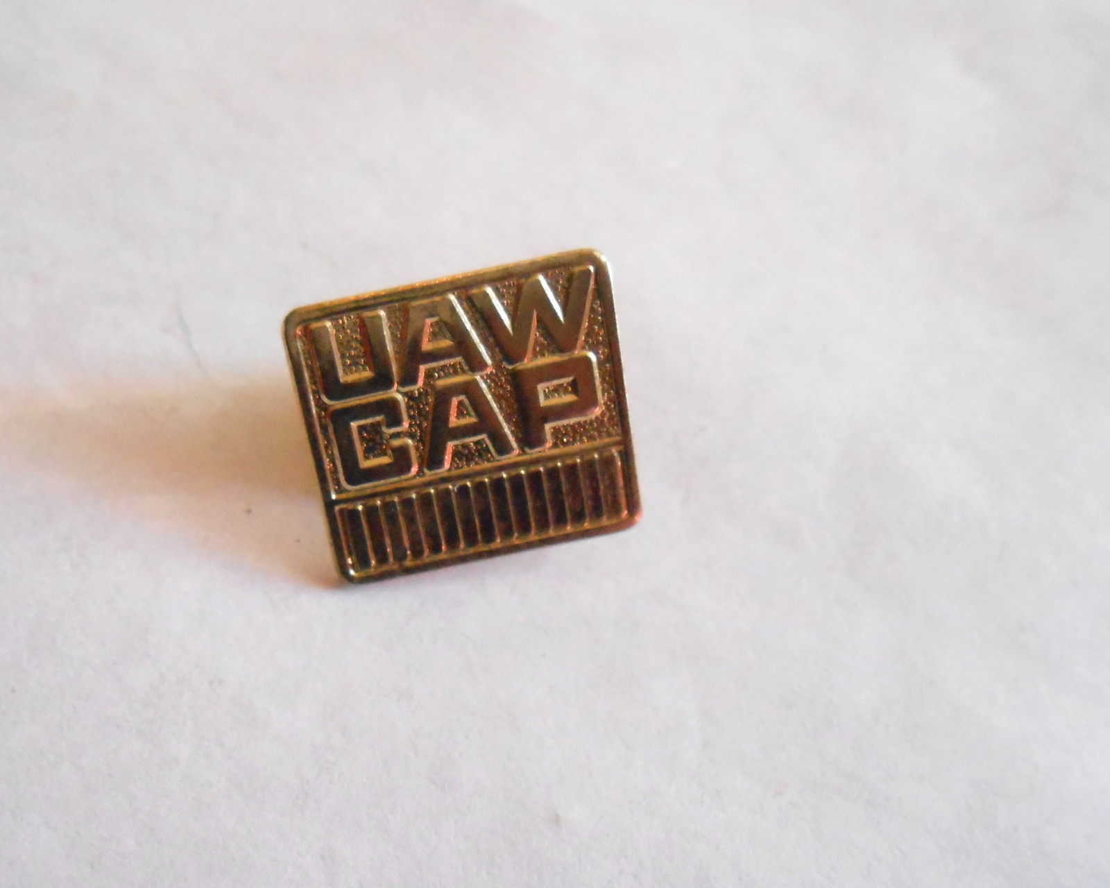Cool Vintage UAW CAP Auto Workers Trade Union Member Lapel Pin Pinback ...