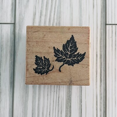 PSX C-210 Autumn Fall Leaves Leaf Rubber Craft Stamp | eBay