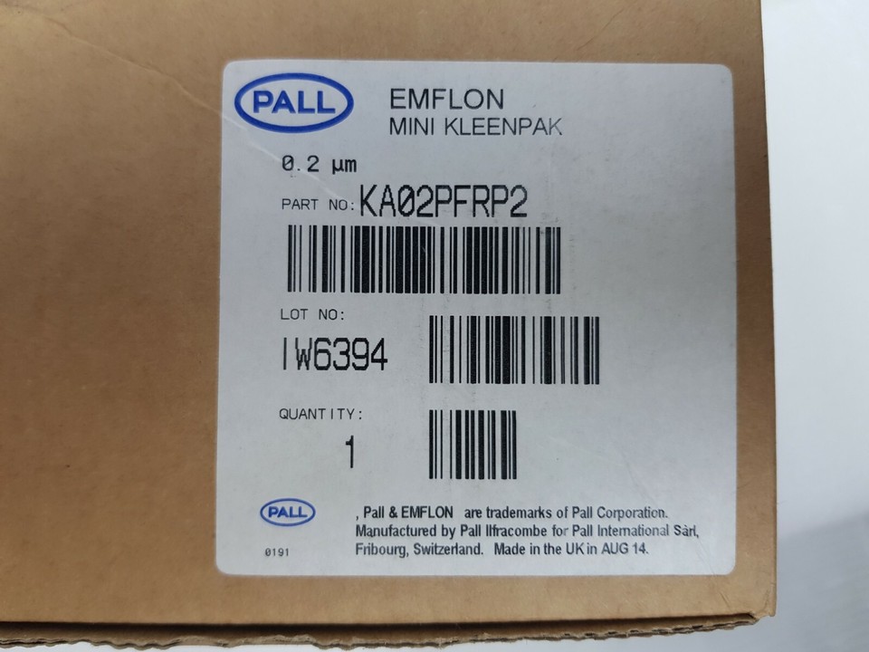Pall Kleenpak Emflon Mini Filter 0.2um, KA02PFRP2 | eBay