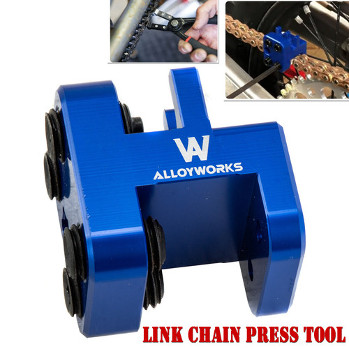 Blue Master Link Chain Press Tool fit 520 525 530 Sideplate Motorcycle ...
