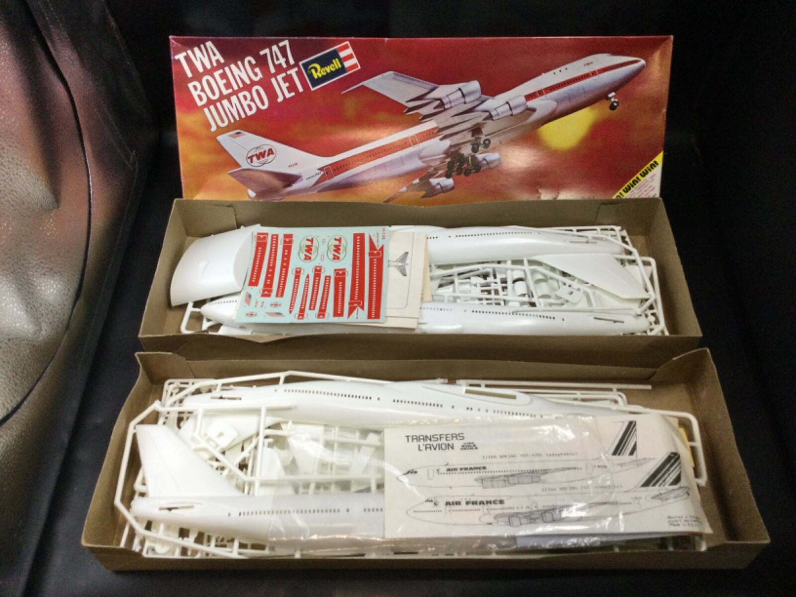 Lot of (3) TWA Trans World Atlantic Model Kits Revell Advent 1:144 ...