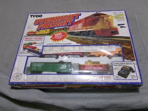 ** Vintage - 1990 TYCO TRAIN SET - ROCK ISLAND in ORIGINAL BOX - LOOKS ...