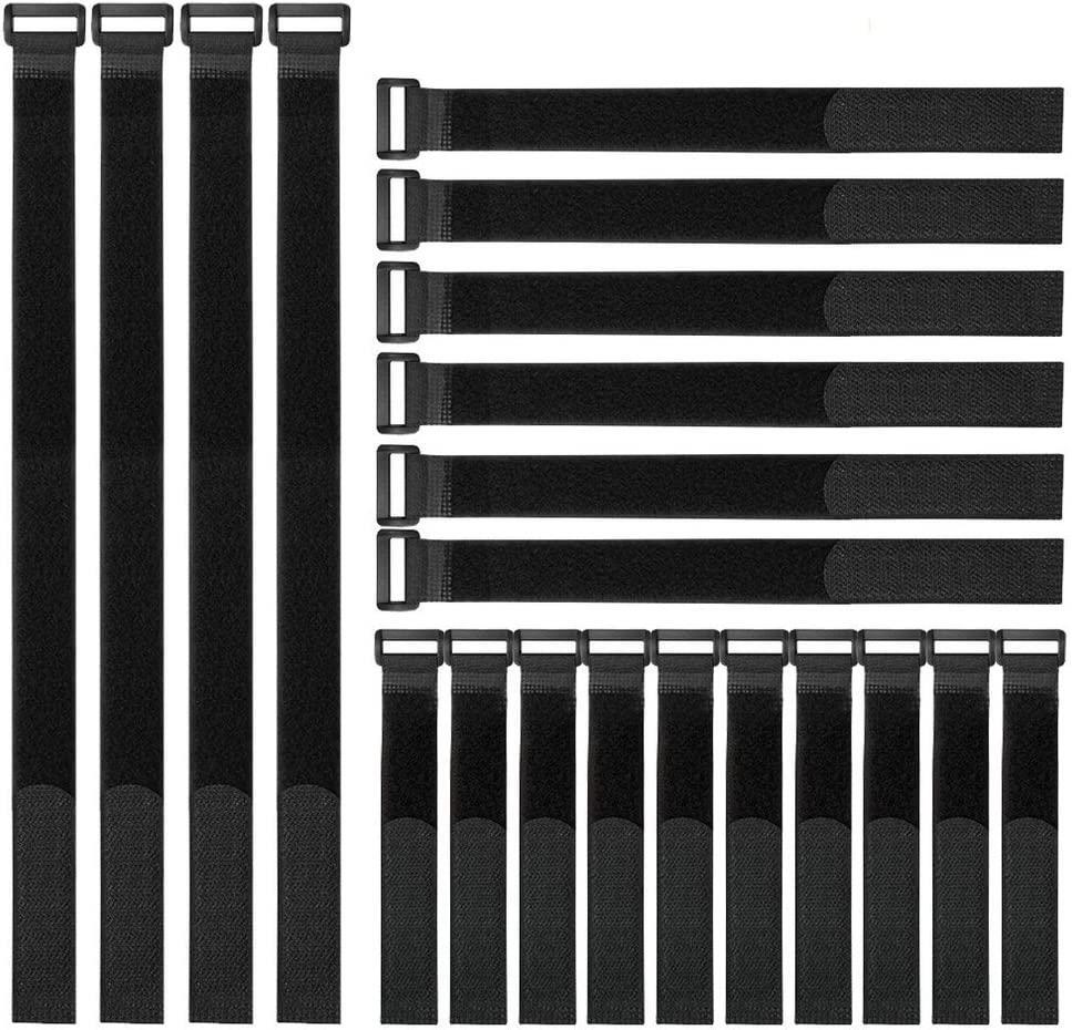 Velcro Brand Bulk Pack 12 Reusable Fastening Cable Straps with Buckle ...