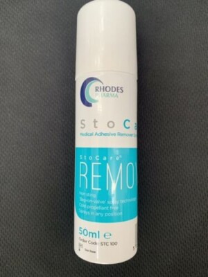StoCare Rhodes Pharma medical adhesive remover spray 50ml stoma ...