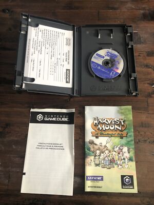 Harvest Moon: A Wonderful Life (Nintendo GameCube, 2004) Cib Nice Shape ...