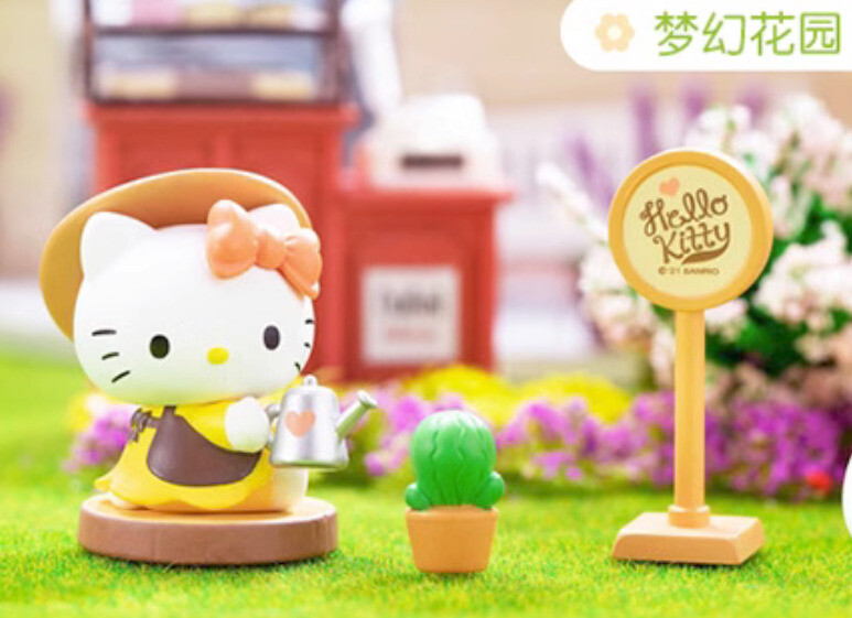 MOETCH Sanrio Hello Kitty Happy Time Series Blind Box Confirmed Figure ...