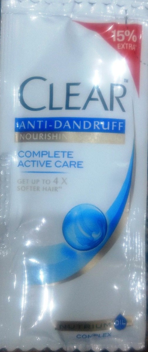 Clear Shampoo Sachet