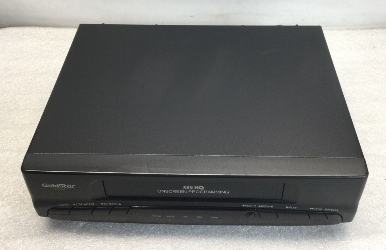 Goldstar GVR-F435 VCR VHS Player HQ 4Head Onscreen Programming. No ...