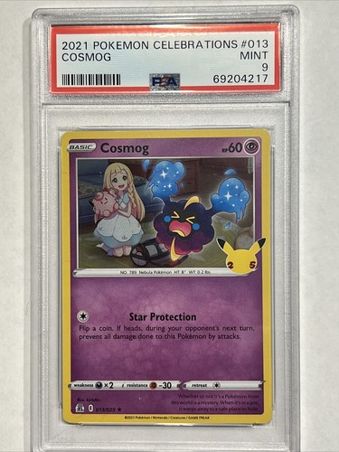 Cosmog 013/025 Celebrations Pokemon TCG PSA 9 | eBay