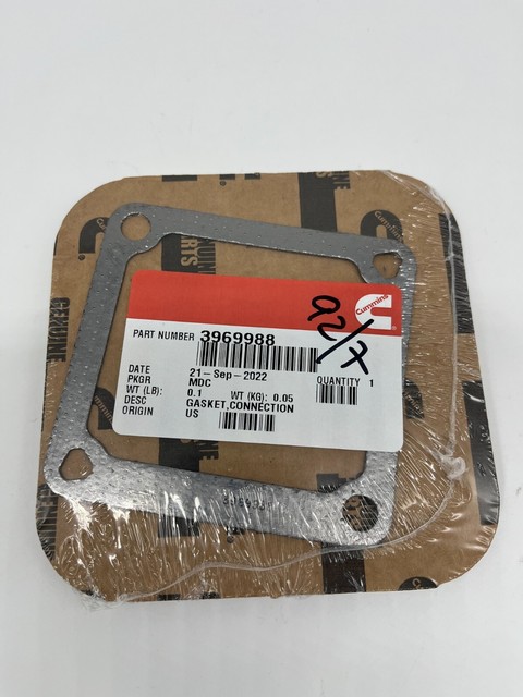 Genuine Cummins Intake Air Heater Gasket 3969988 for sale online | eBay