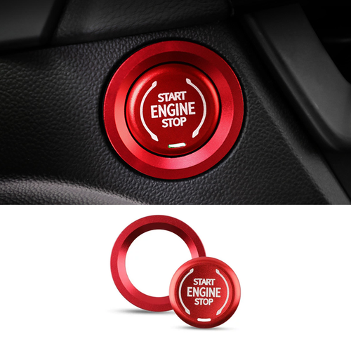 For Chevrolet Trax 2024 2025 Red Engine Start Stop Switch Button Covers ...
