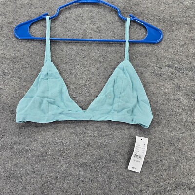 Ryan Destiny x PacSun Triangle Top Womens Large Blue Linen Blend | eBay