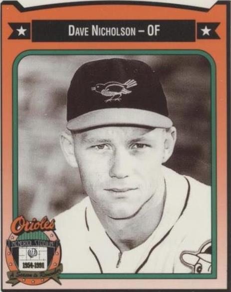 1991 All-Time Baltimore Orioles Team Issue - Dave Nicholson #328 for ...