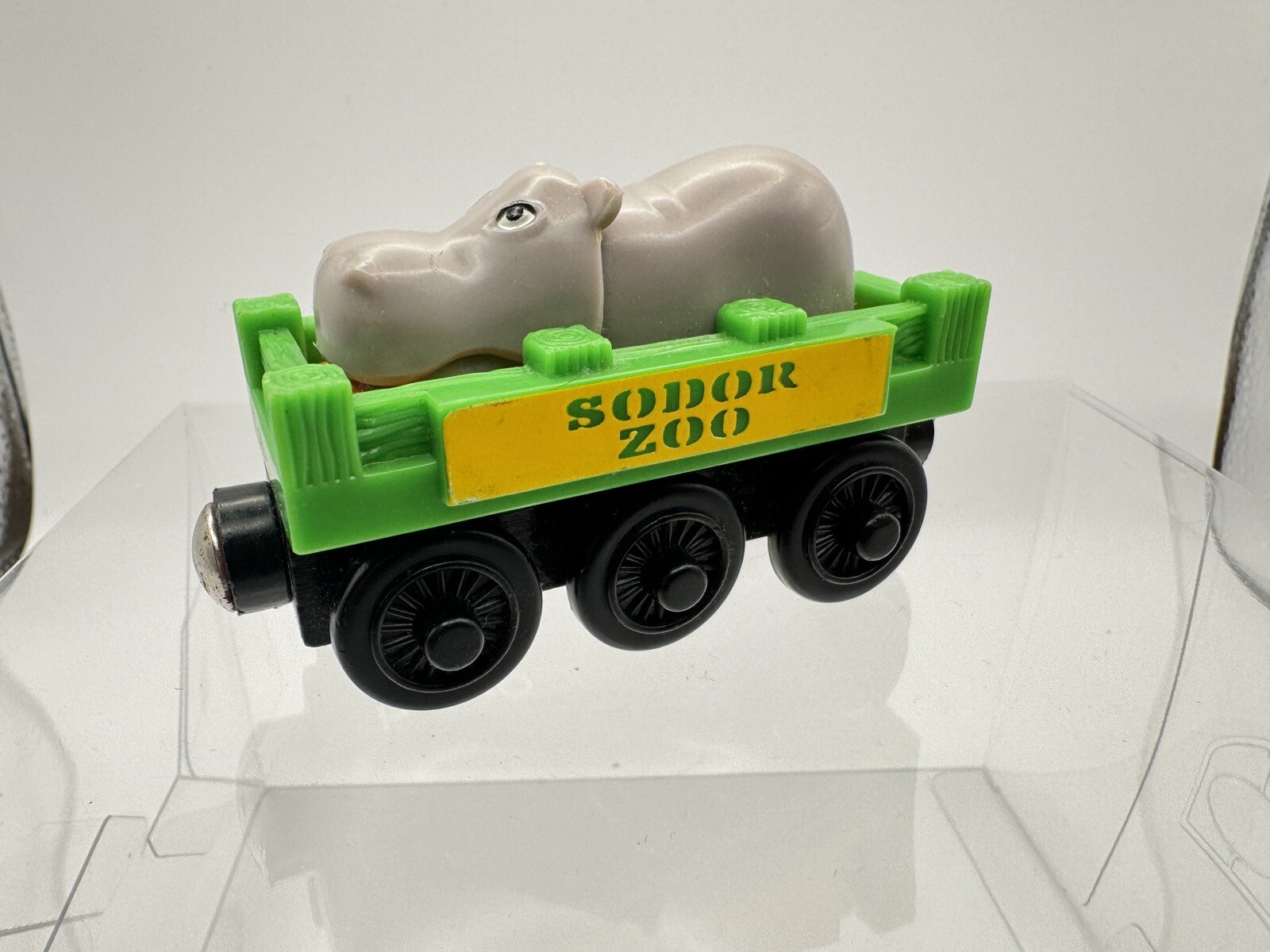 Thomas & Friends Wooden Railway Train Hippo Car Sodor Zoo Green 2003 | eBay