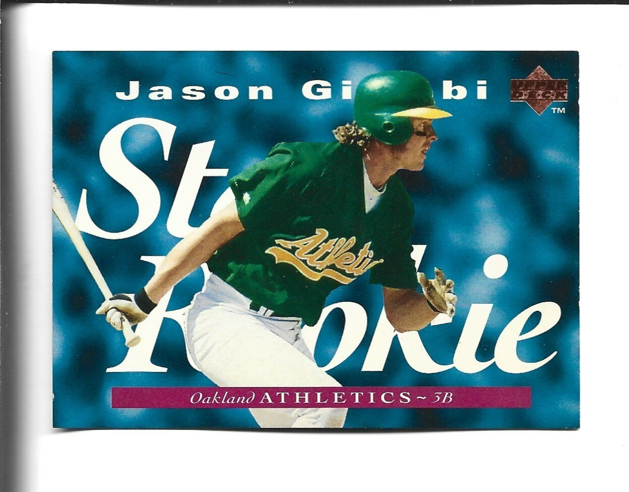 1995 Upper Deck Star Rookie #222 Jason Giambi rookie card, Oakland ...