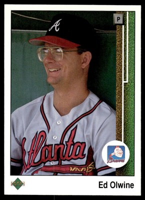 1989 Upper Deck Ed Olwine Atlanta Braves #435 | eBay