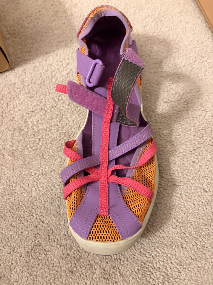 Merrell Girls Water shoe Dragonfly Purple/Orange New in box Never worn ...