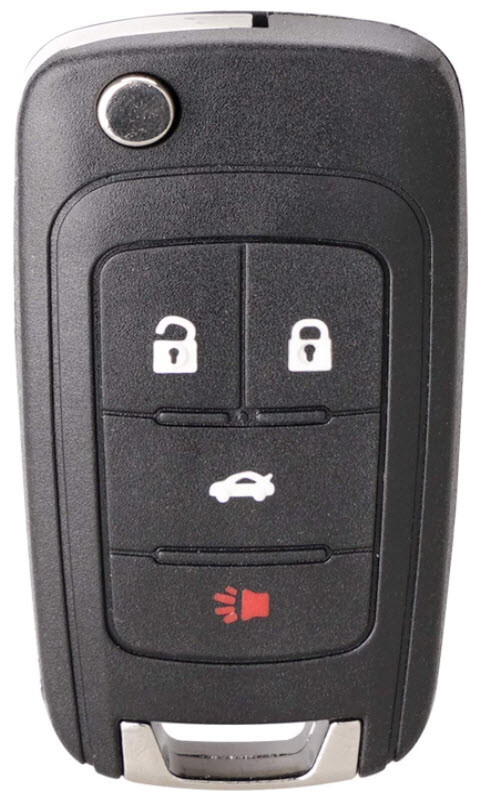 For Chevy GM Replacement Switchblade Flip Key 4 Buttons Remote Fob ...