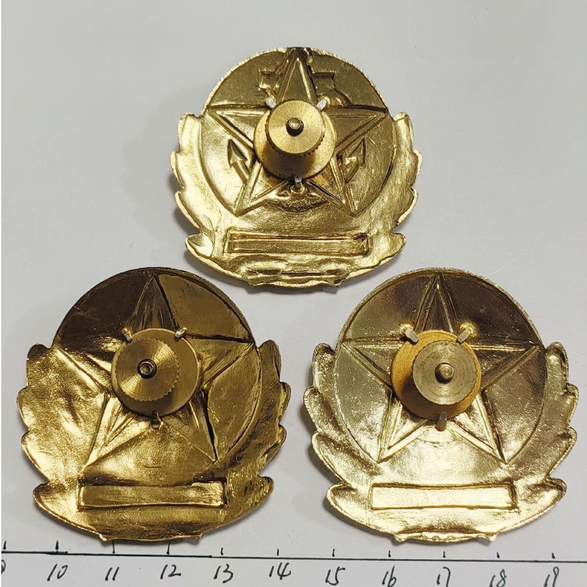 Set Surplus Chinese PLA Army Hat Badge Navy Cap Badge Air Force Badge ...