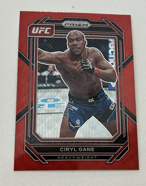 2023 Panini Prizm UFC - Ruby Wave Prizm #115 Ciryl Gane | eBay
