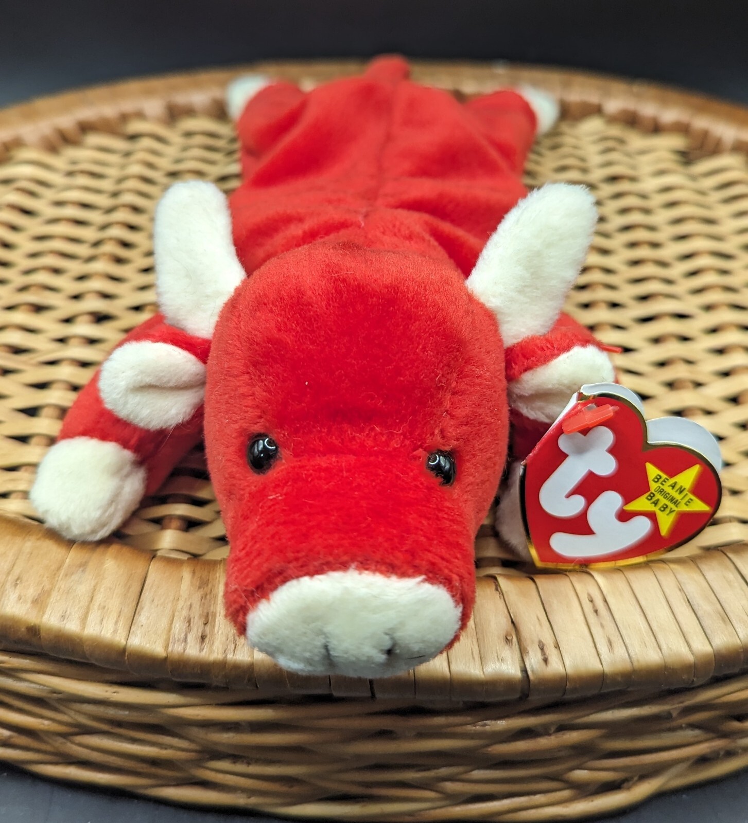 TY Beanie Baby Snort The Bull 1995 Retired Tag Errors Numeric Date, PVC ...