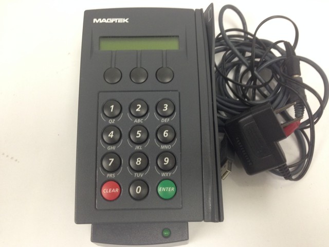 MagTek 30015172 IntelliPin Credit Card Reader POS Pin Entry Pad ...