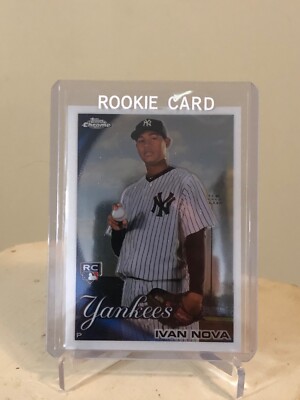 IVAN NOVA 2010 Topps Chrome RC GEM from the wrapper to the toplloader ...