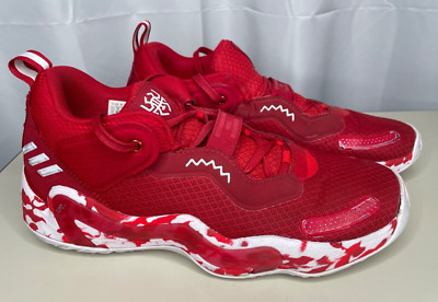 Adidas D.O.N. Issue 3 Men 11 Basketball Shoe RED Donovan Mitchell ...