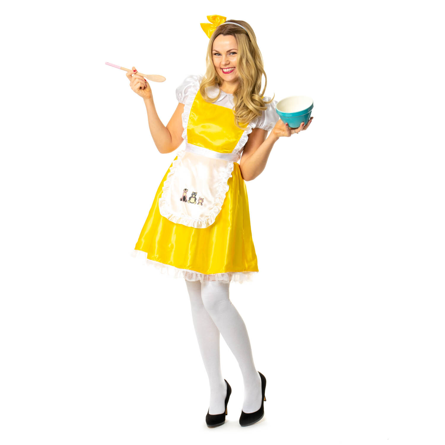 Adult Goldilocks Costume Ladies Fairy Tale Book Week Day Fancy Dress ...