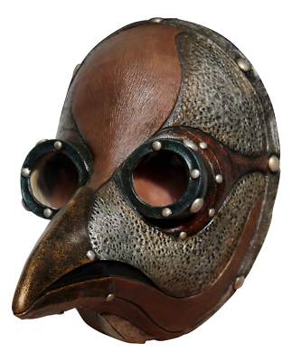 Men's Peste di Venezia PLAGUE DOCTOR Death Bird Latex Steampunk Costume ...