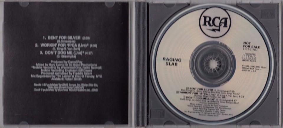 RAGING SLAB - BENT FOR SILVER CD 1990 RARE PROMO 9177-2-RDJ | eBay