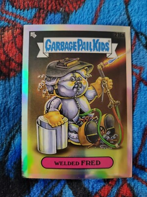 GPK Garbage Pail Kids Chrome Refractor Welded Fred | eBay