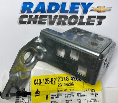 NEW GM OEM CHEVY HEADLAMP- FRONT LAMPS- HEADLAMP ASSEMBLY BRACKET LEFT ...