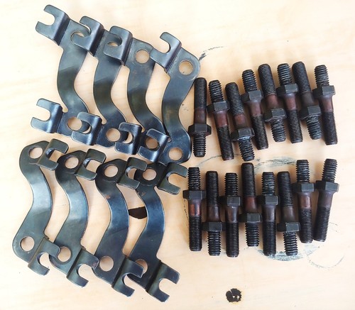 Big Block Chevy 3/8 in Pushrod Guide Plates & Rocker Arm Studs BBC 396 ...