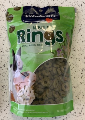 Vitakraft Nibble Rings For Rabbits Guinea Pigs Hamsters 10.5oz | eBay