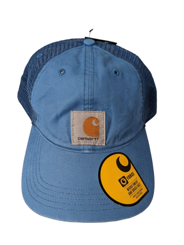 Carhartt Force Canvas Blue Mesh Snapback Hat Cap AH0286 100286-429 OSFM ...