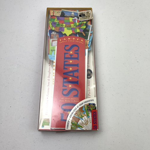 FANDEX 50 States Family Field Guides All About America From Maine To ...