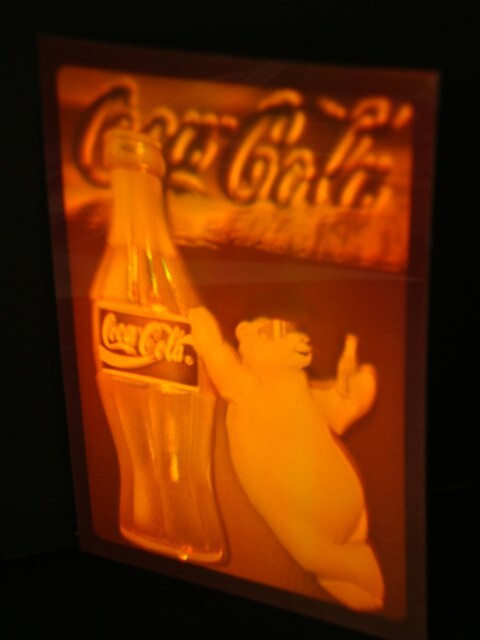 Coca~Cola, 1995 - Super Premium Collection - 3-D Hologram - Insert ...