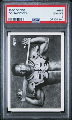 1990 SCORE #697 BO JACKSON PSA 8 | eBay