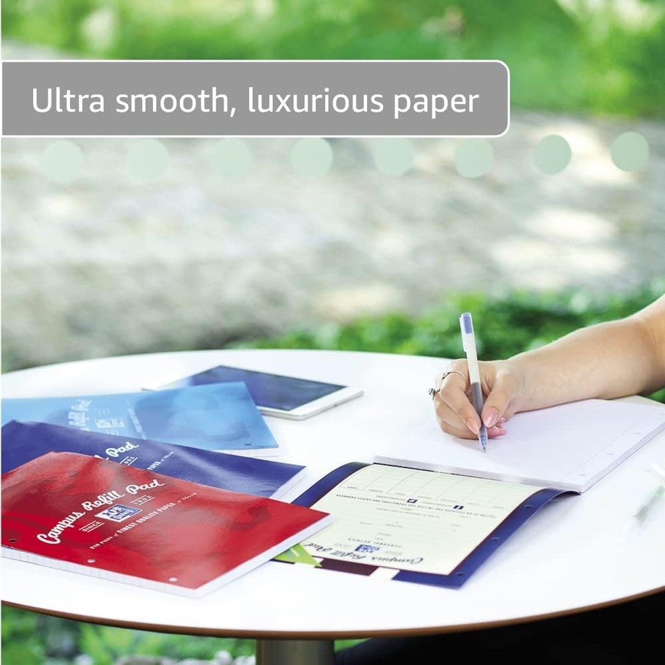 Oxford Campus Lined Paper A4 Refill Pad, Headbound 140 Pages, Pastel ...