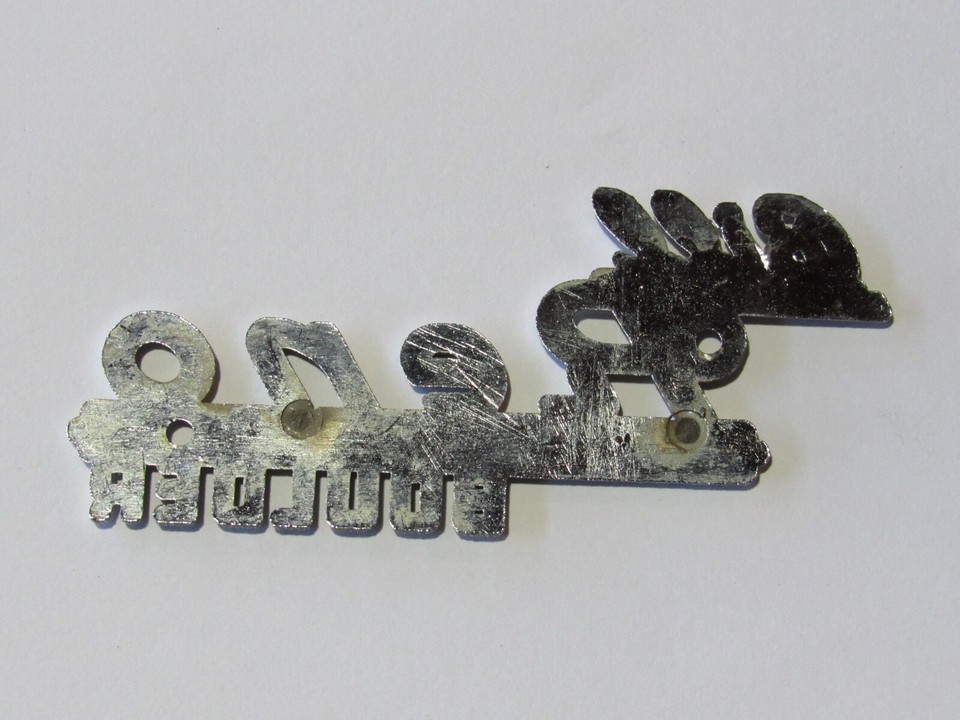 Vintage Bill Reno Pontiac-Rambler Boulder Colorado Metal Dealer Badge ...