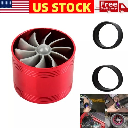 Car SUV Turbonator Air Intake Single Fan Turbine Gas Saver Fuel Turbo 2 ...