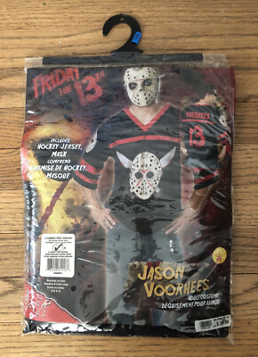 Friday 13th Jason Voorhees Adult Costume XL New | eBay