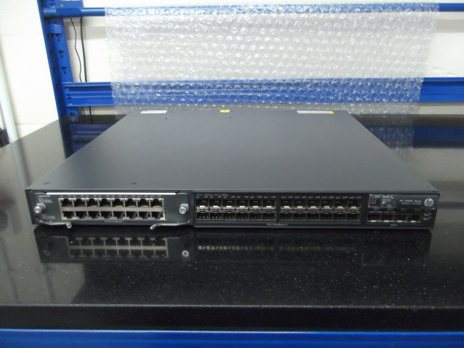 HPE A5800 24G SFP Switch JC103A Fitted HP JC094A Module + 2 X PSU | eBay UK