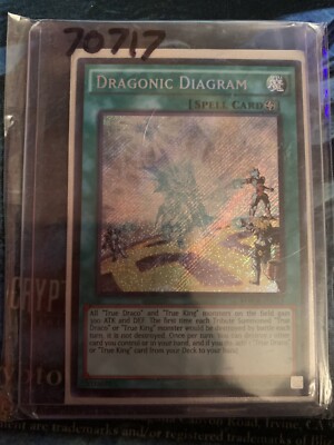 Konami Dragonic Diagram (Secret RARE) Yugioh | eBay