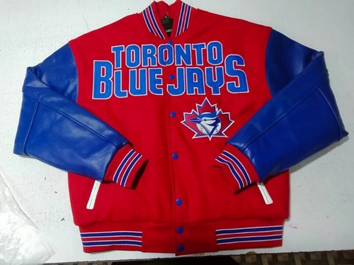 MLB Toronto Blue Jays red Canada Day varsity jacket all sizes | eBay