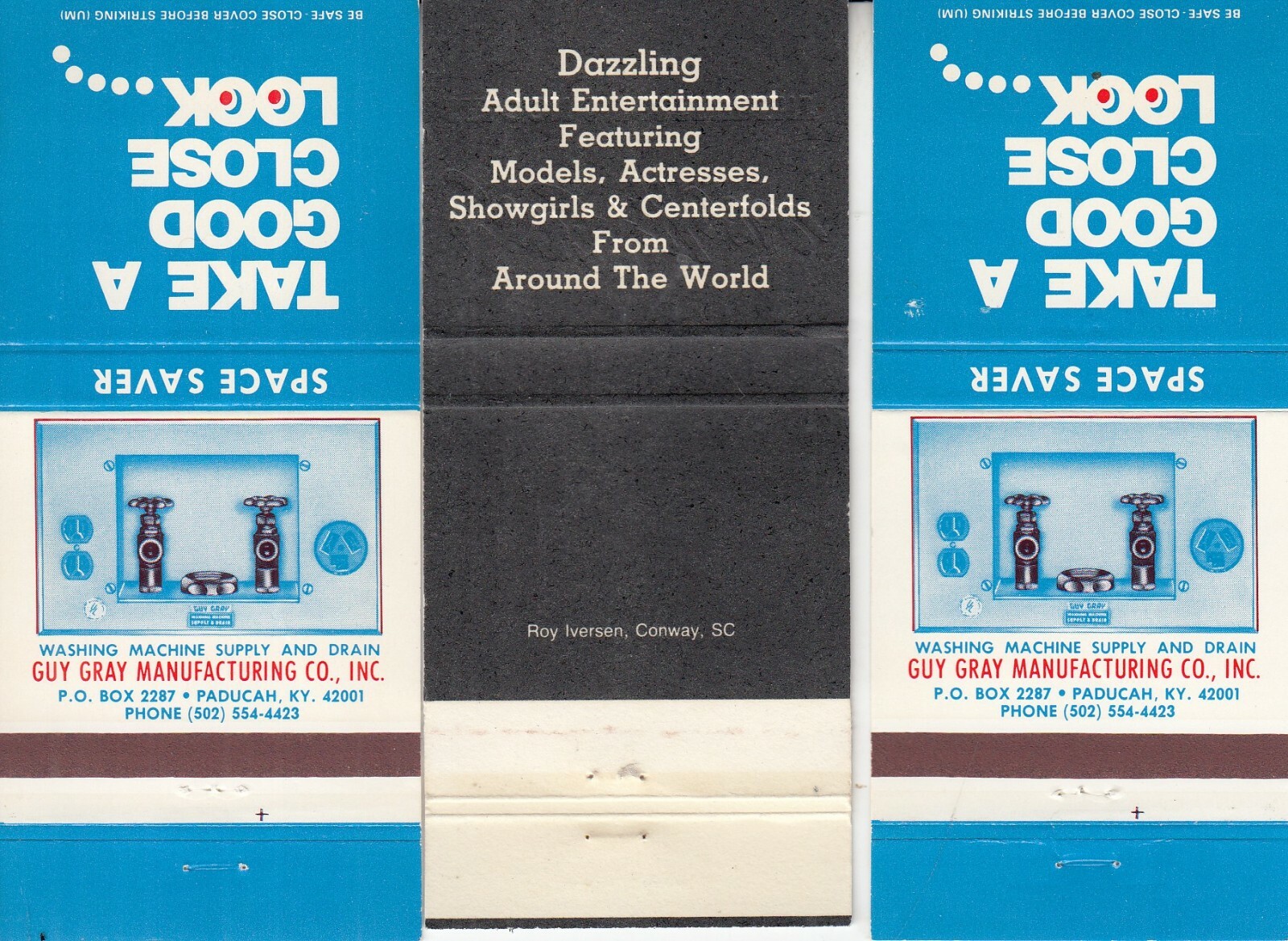 Vintage Matchbook Cover - 3 LOT - Girlie - Sexy busty ladies - Crazy ...