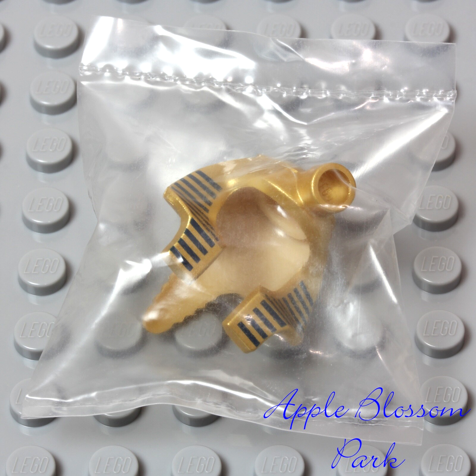 NEW Lego Minifig Pharaoh's Quest AMSET-RA HEAD DRESS - Mummy Gold Hat ...