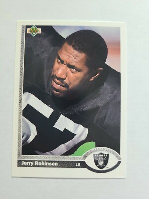 JERRY ROBINSON 1991 UPPER DECK FOOTBALL CARD # 238 E1649 | eBay