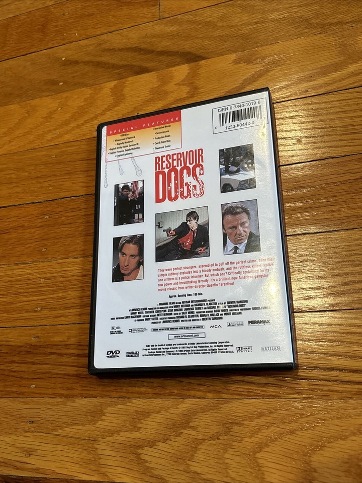 Reservoir Dogs (DVD, 1991) 12236044208| eBay